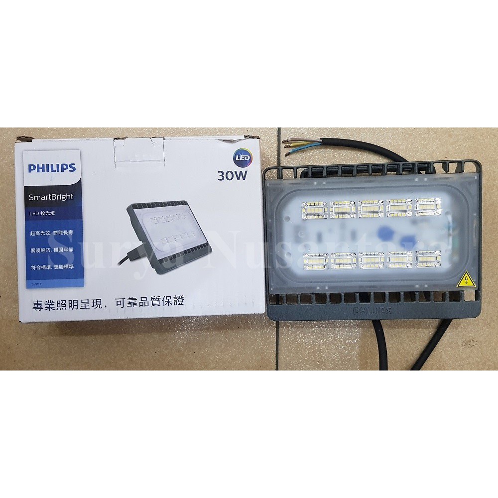 Jual Lampu Led Sorot Floodled Philips 30w SmartBright BVP 171 30 Watt Flood | Shopee Indonesia