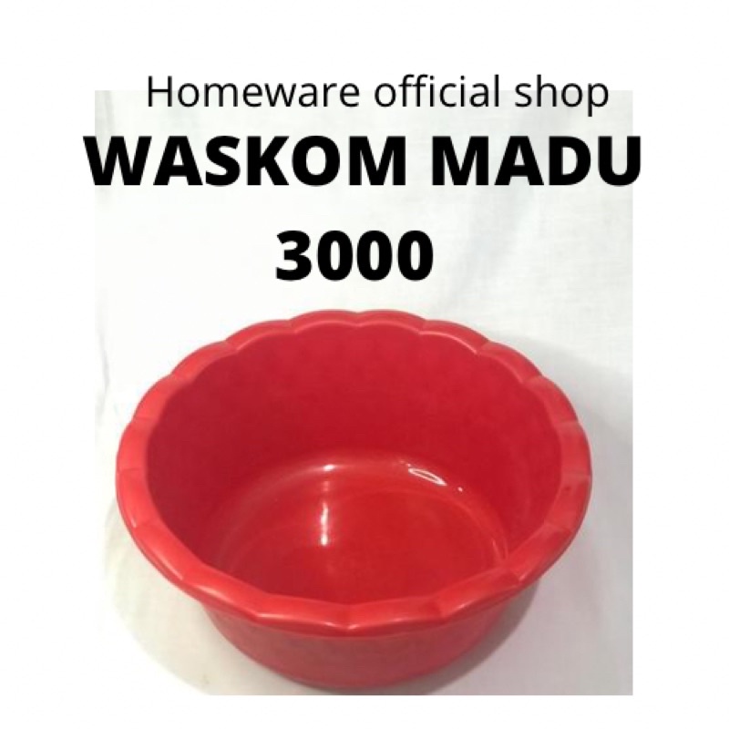 Jual BASKOM/WASKOM MADU 3000 WARNA MERAH BIRU HIJAU (RAJAWALI) WASKOM ...