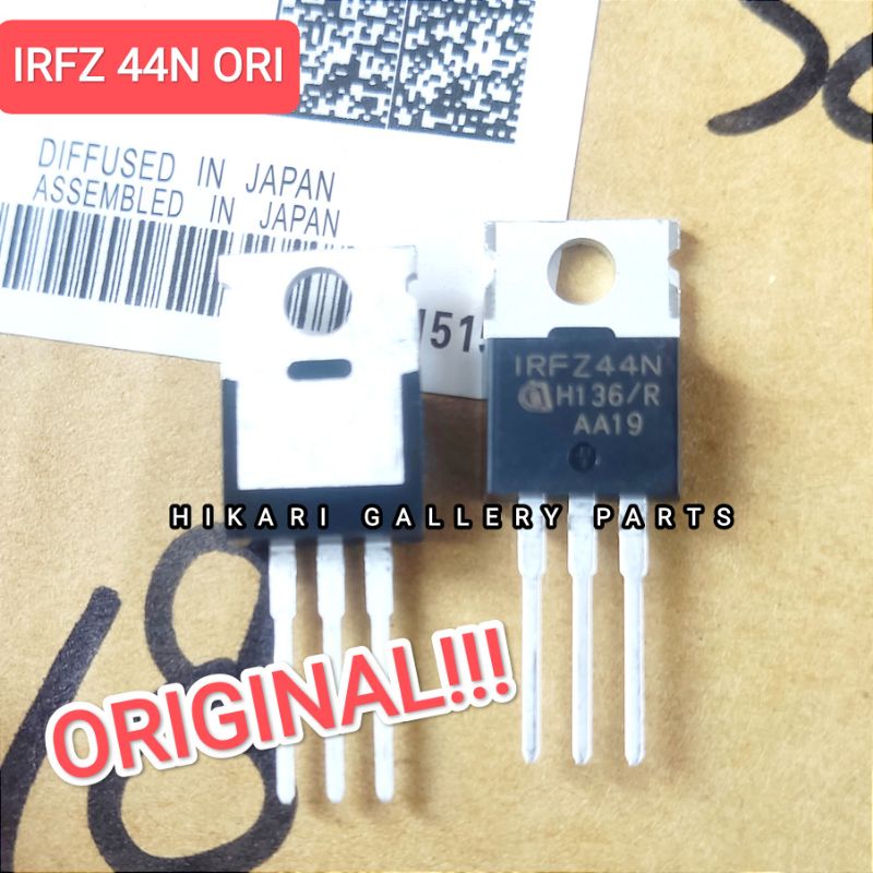 Jual ORIGINAL IRFZ44N Transistor IRFZ 44N No. 1 Super Tebal / IRF Z44N No.1 High Quality ...