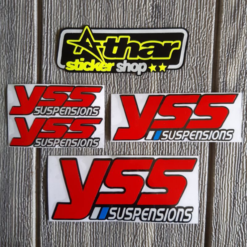 Jual STICKER YSS SUSPENSION CUTTING STICKER CUTTING MOTOR CUTTING ...
