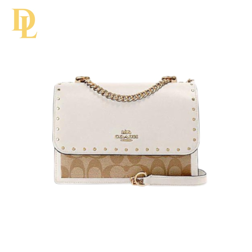 Jual KLARE CROSSBODY IN SIGNATURE CANVAS WITH RIVETS (COACH 90400 ...
