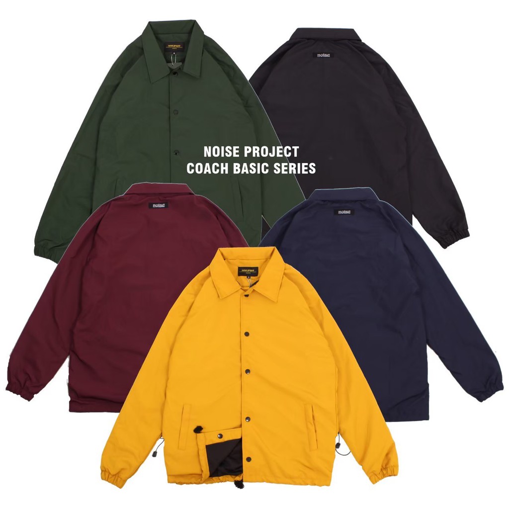 Jual Jaket Couch Basic Noise Full Taslan Original Colour Polos | Shopee ...
