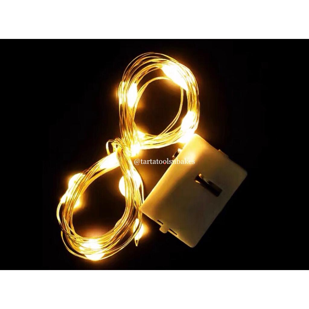 Jual LED String Lampu Topper Cake / Hiasan Kue 1 Meter | Shopee Indonesia