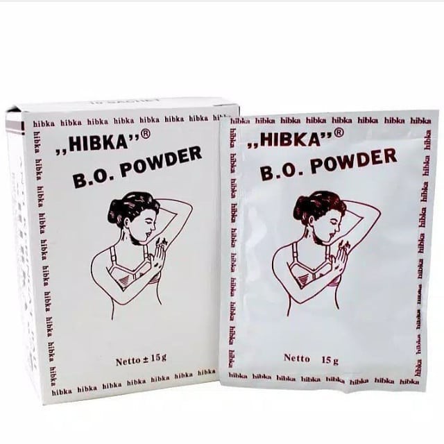 Jual Hibka Bedak Isi 10 Pcs ANTI KERINGAT DAN BAU BADAN | Shopee Indonesia