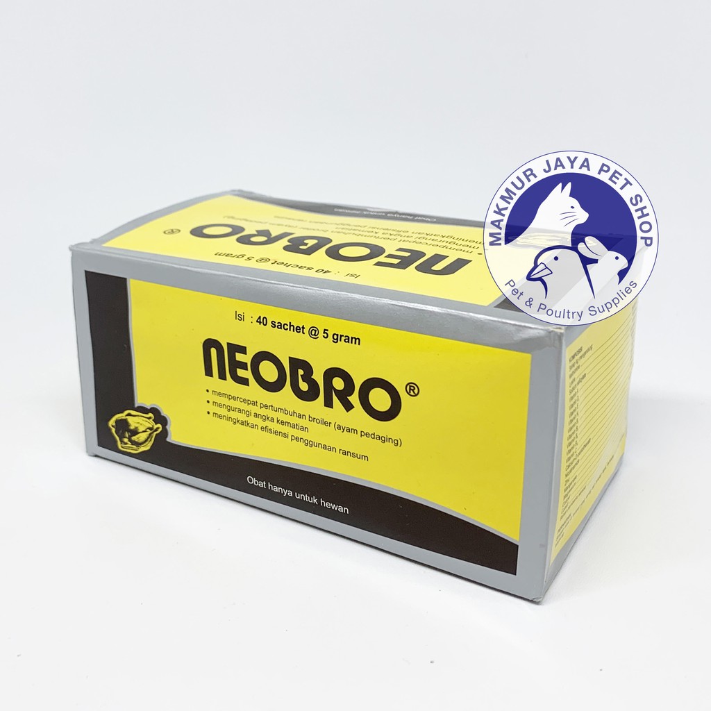 Jual Neobro 1 box (40 x 5 gram) Vitamin Penambah Nafsu Penggemuk ...