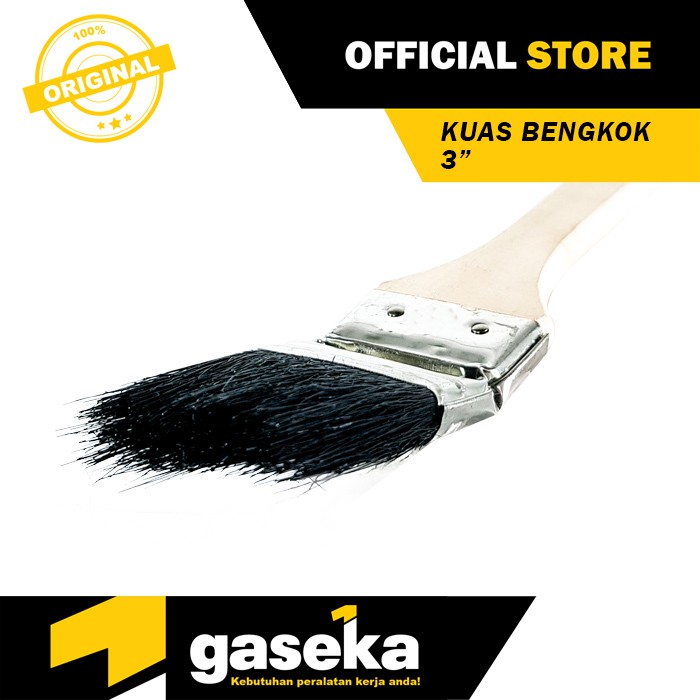 Jual Kuas Cat Bengkok 3" Gagang Panjang / Radiator Brush 3 Inch ...