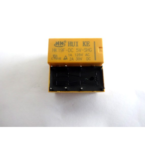 Jual RELAY 5V DC 8P 1A 125VAC 2A 30VDC HUI KE HK19F-DC5V-SHG RELAY 5V ...