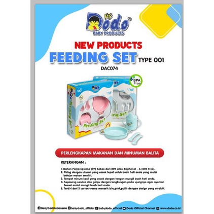 Jual Dodo Feeding Set 001 Small || Alat Makan | Shopee Indonesia