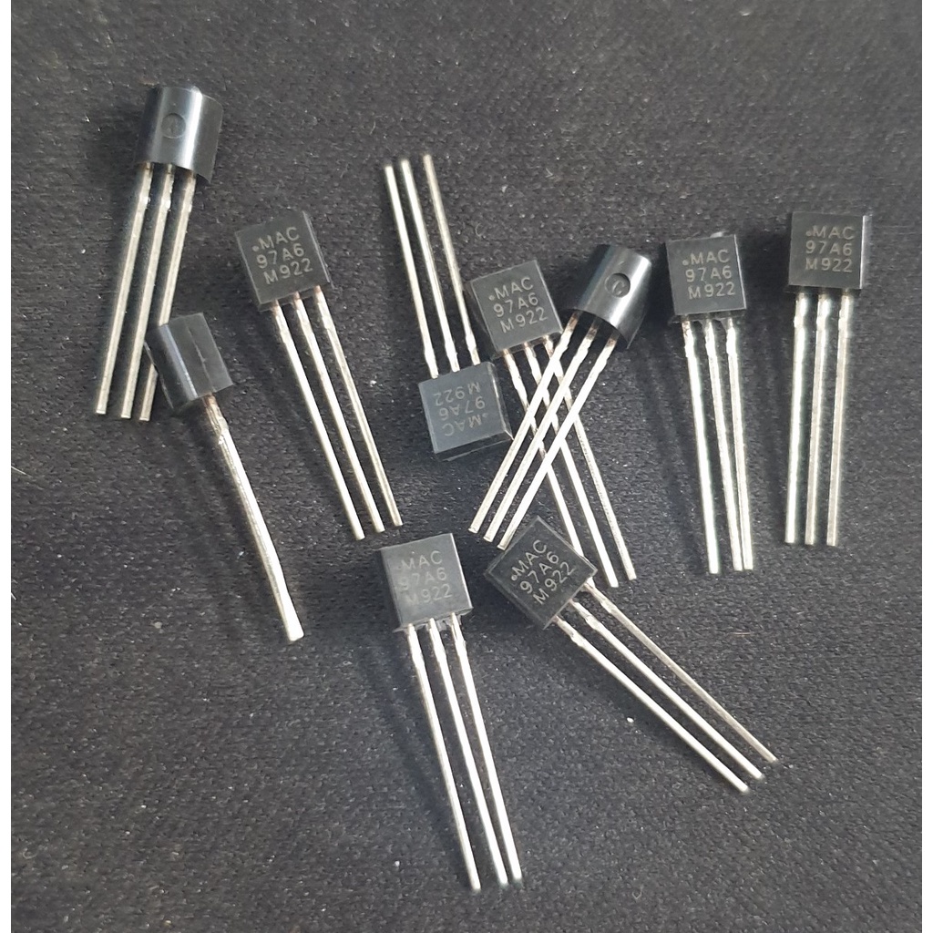 Jual Transistor MAC97A6 97A6 Thyristor Logic level Triac 400V 0.6A TO ...