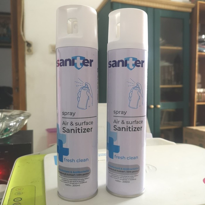 Jual Saniter spray disinfectant antibacterial air surface sanitizer ...