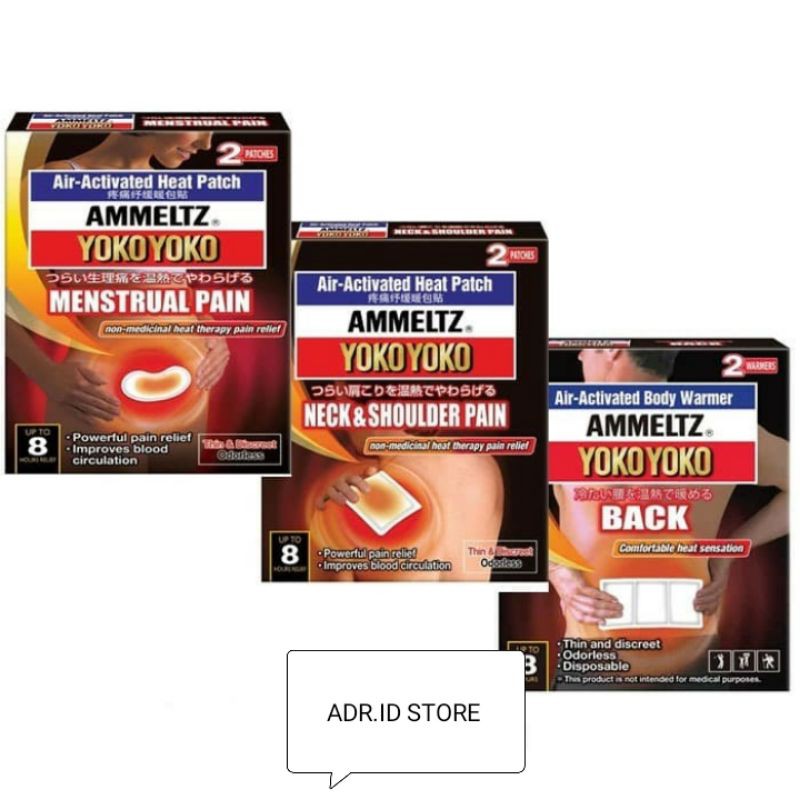Jual Ready Ammeltz Yoko Yoko - Neck & Shoulder-back-pain menstrual ...