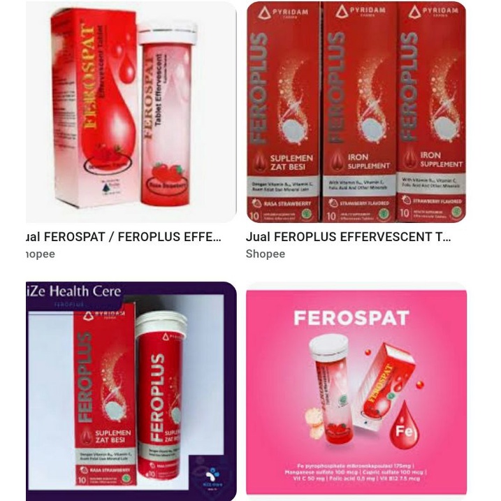 Jual FEROSPAT / FEROPLUS NEW HARGA PER TUBE | Shopee Indonesia