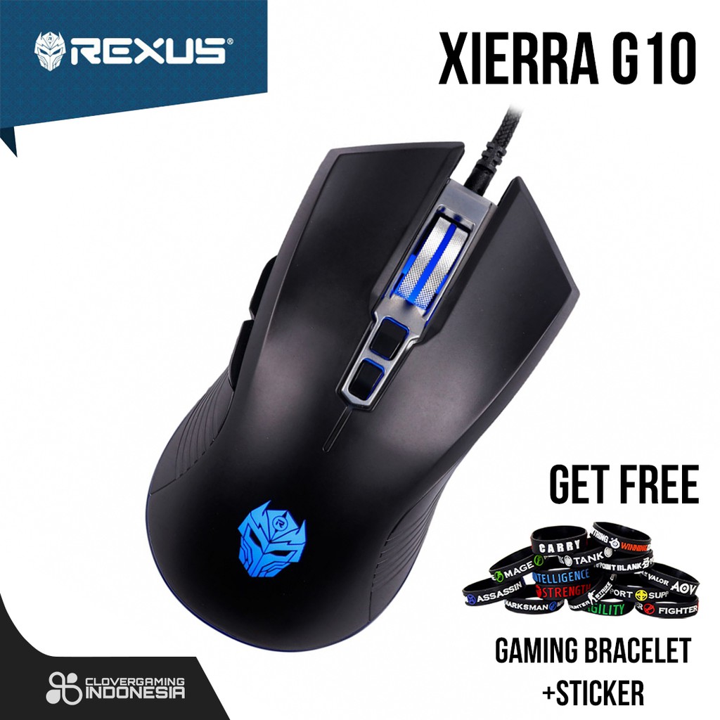 Jual Rexus Xierra G10 Gaming Mouse | Shopee Indonesia