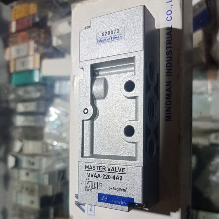 Jual Air pilot valve pneumantic MINDMAN type 5/2 MVAA-220-4A1 Drat 1/4 ...
