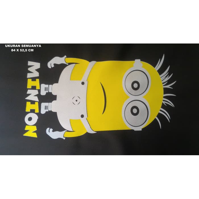 Jual KARPET KULIT JOK MOTOR MINION KUNING | Shopee Indonesia