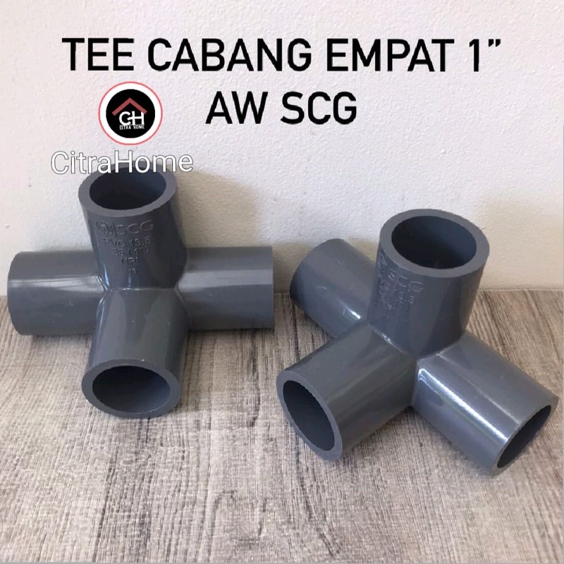 Jual Tee Cabang 4 PVC 1” AW SCG | Shopee Indonesia