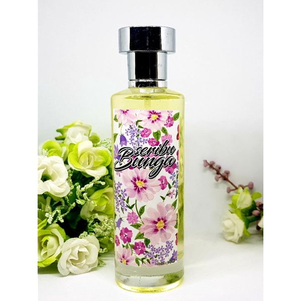 Jual PARFUM SERIBU BUNGA REFILL 100ML | Shopee Indonesia