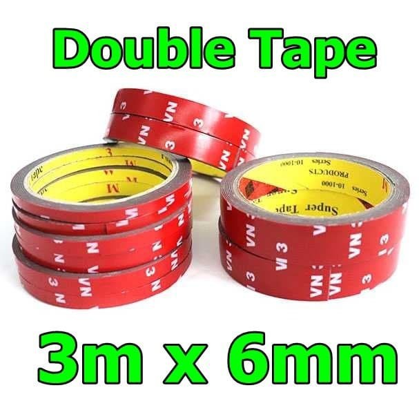 Jual JETTING Lakban Selotip Double Tape 3M SC Merah 3m x 6mm | Shopee ...