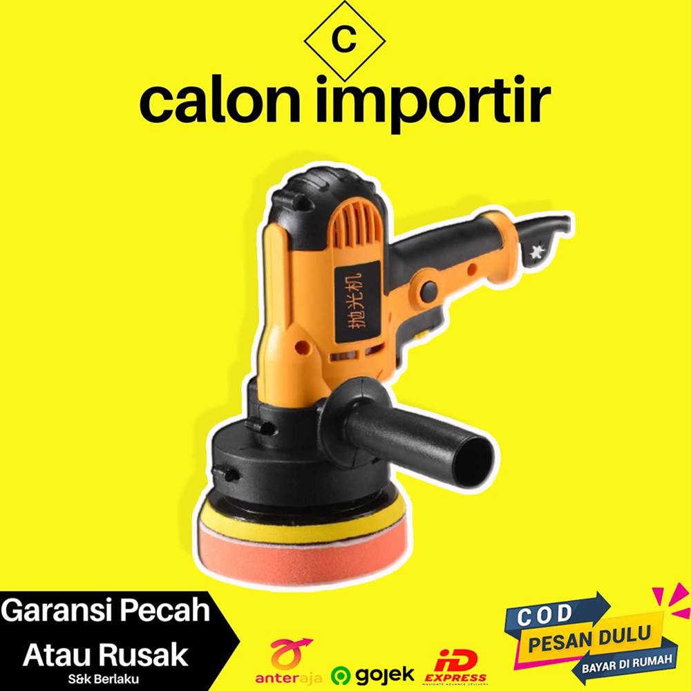Jual Poles Body Mobil 220V 700W HILDA Car Polisher Waxing Machine Light ...