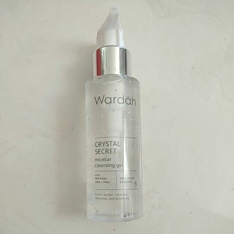 Jual Wardah Crystal Secret Micellar Cleansing Gel 95ml | Shopee Indonesia