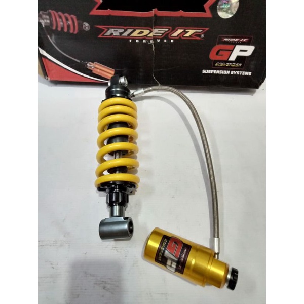Jual Shock Ride It Monoshock Ride it GP 103 Double klik Tabung Pisah Flexsibel R25 MT25 Uk286mm ...