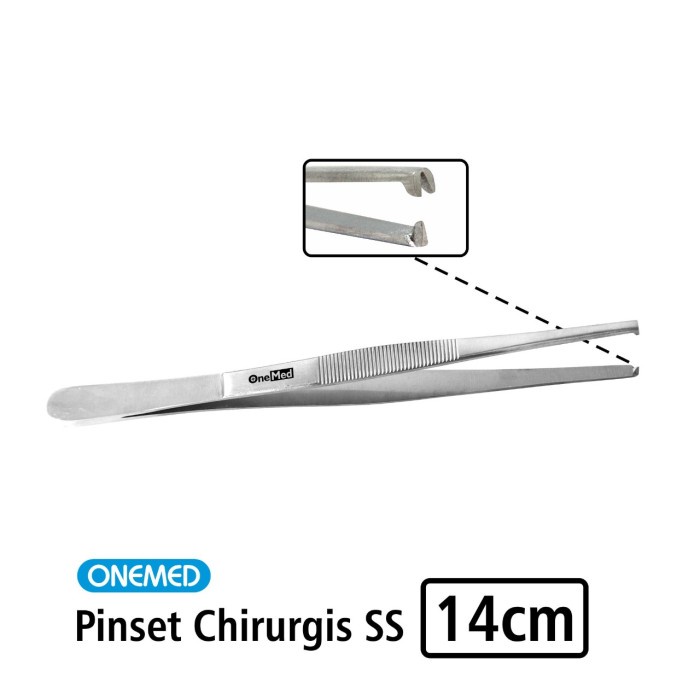 Jual Pinset Chirurgis 14cm Stainless Steel Onemed OJ | Shopee Indonesia
