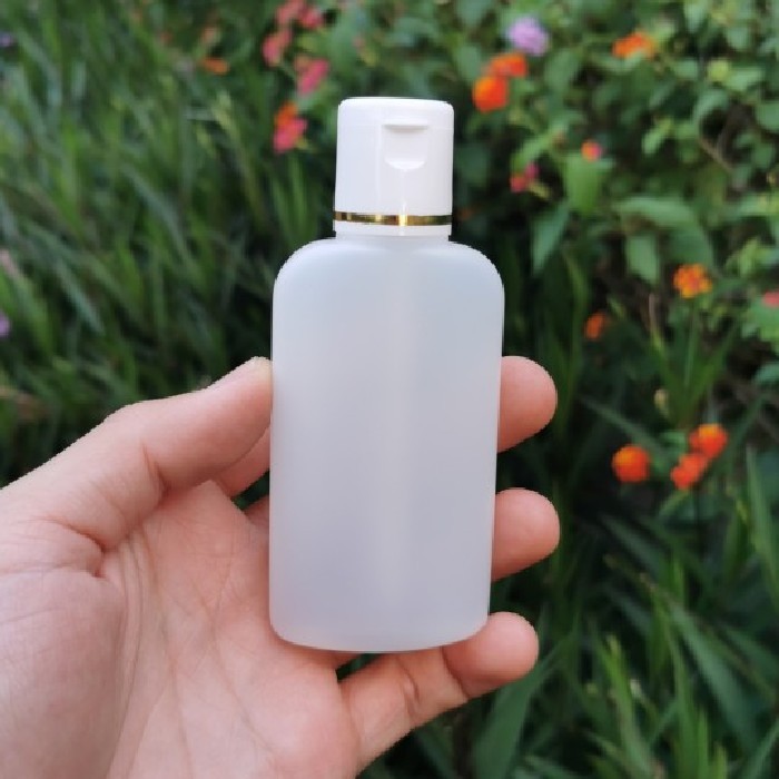 Jual Botol Flip Top Gepeng 60 ml Botol Hand Sanitizer Toner Sabun ...
