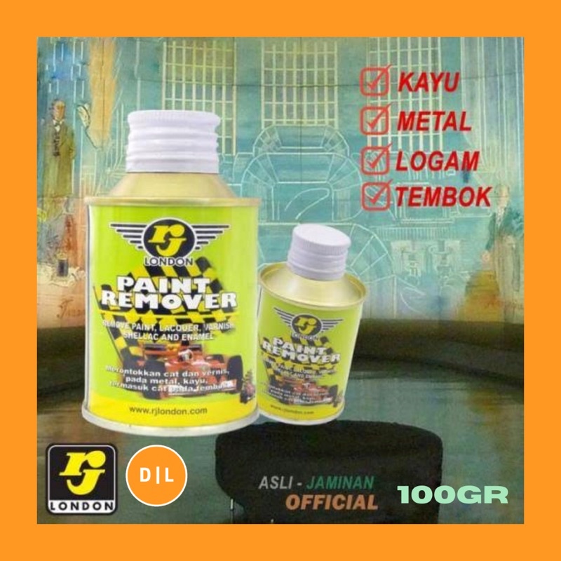 Jual RJ PAINT REMOVER/ Perontok Pengelupas Cat 100gr Pernish Motor ...