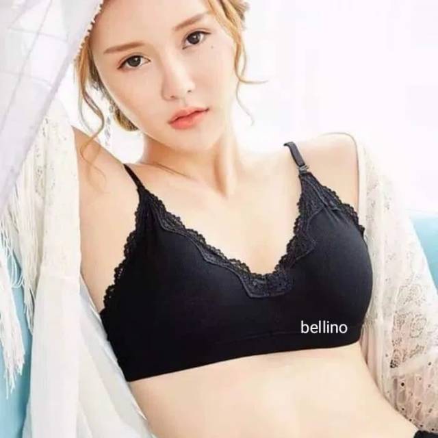 Jual Bellino - Bra Lace Wanita T1829 Import Renda Soft Busa Bisa Dilepas / Bralette Bh cewek ...