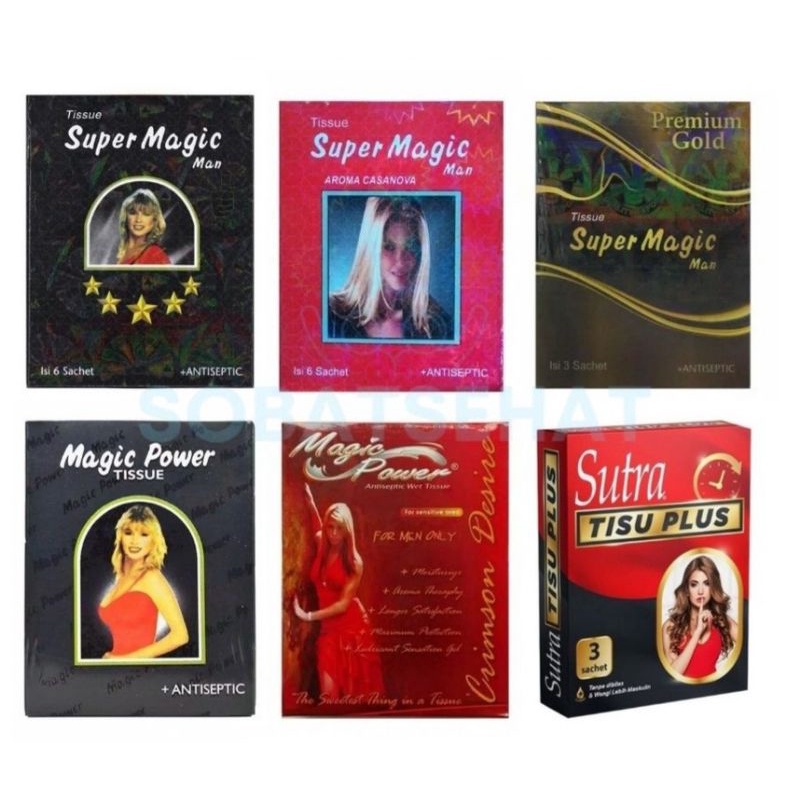 Jual Tissue Super Magic Lover Man | Magic Power Merah | Sutra Plus ...