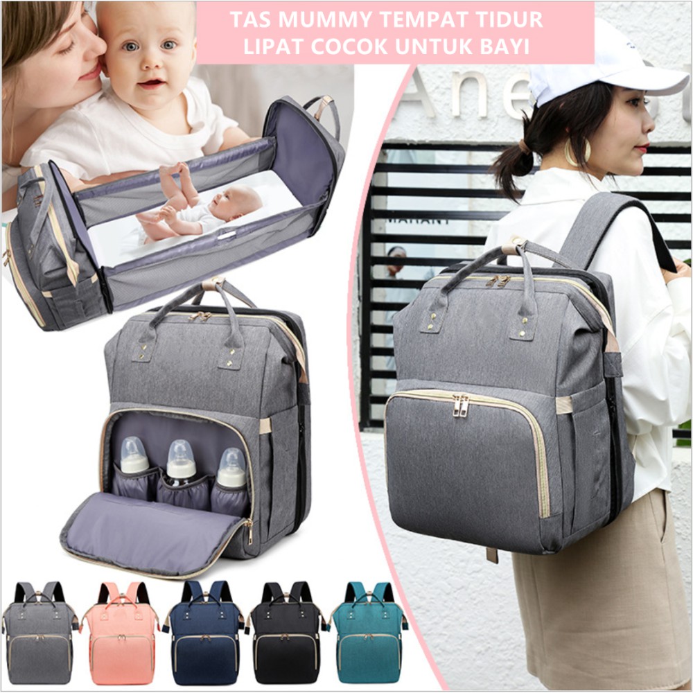 Jual BED TAS BABY CARRIER & TAS BABY TRAVEL KASUR MULTIFUNGSI PORTABEL ...