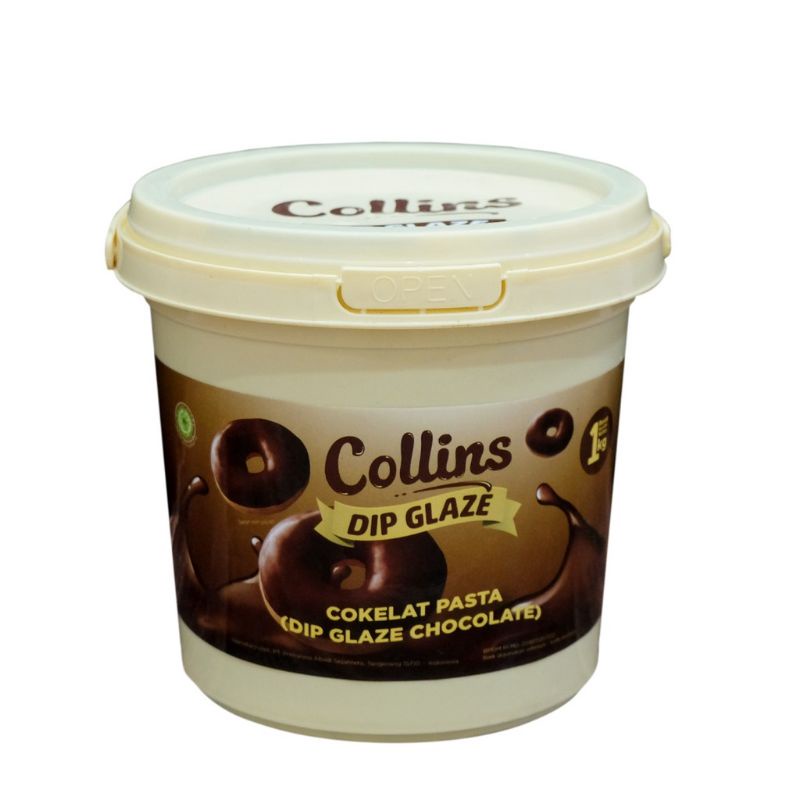 Jual Collins Dip Glaze Cokelat 1Kg | Shopee Indonesia