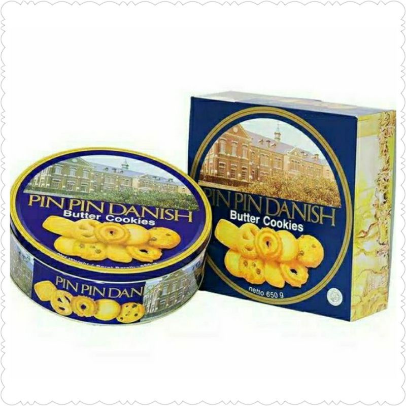 Jual Pin Pin Danish Butter Cookies 650gr | Shopee Indonesia