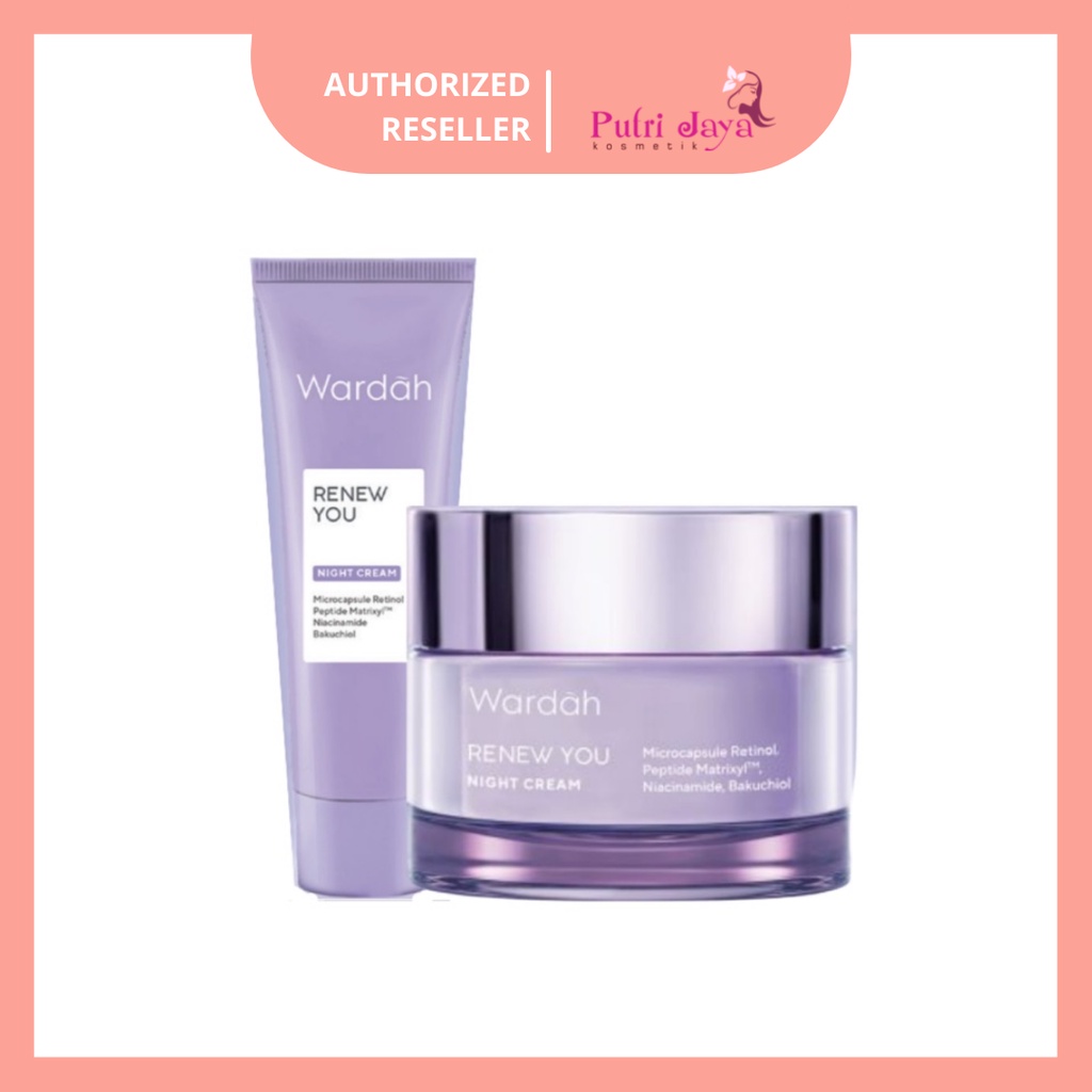Jual WARDAH Renew You NIGHT CREAM | 15 ML / 30 GR | Shopee Indonesia