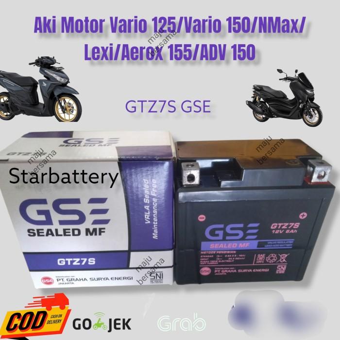 Jual Aki Motor Yamaha Nmax Nmax (Gtz 7S Gs E) Aki Kering | Shopee Indonesia