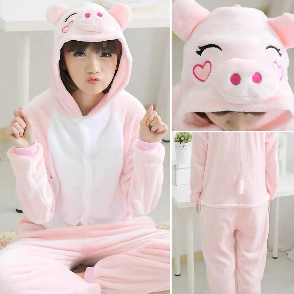 Jual BAJU ONESIE PIG PIGGY BABI TSUM TSUM PIYAMA KOSTUM PARTY COSPLAY ...