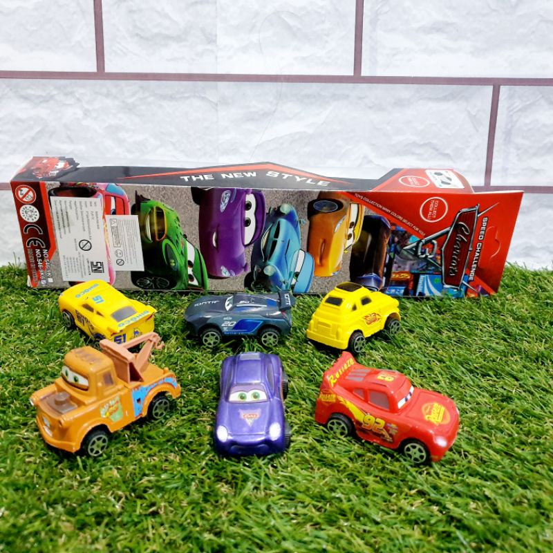 Jual diecast set cars anak edukatif - miniatur mobil cars racing murah ...