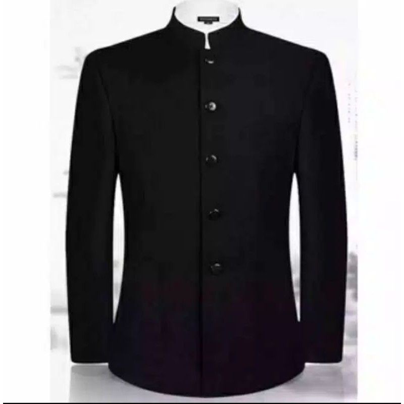 Jual JASKO MUSLIM PRIA/HITAM MANDARIN/PUTIH POLOS | Shopee Indonesia