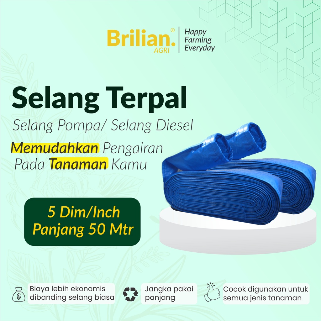 Jual Selang Terpal Plastik/ Selang Diesel 5 Dim Panjang 50 Meter ...