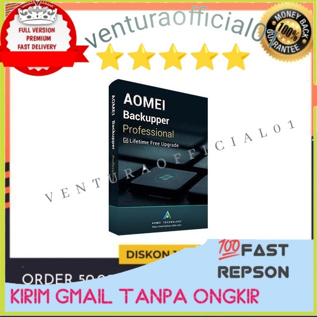 Jual Bergaransi AOMEI Backupper 6 Pro - Aplikasi Back Up dan Recovery ...