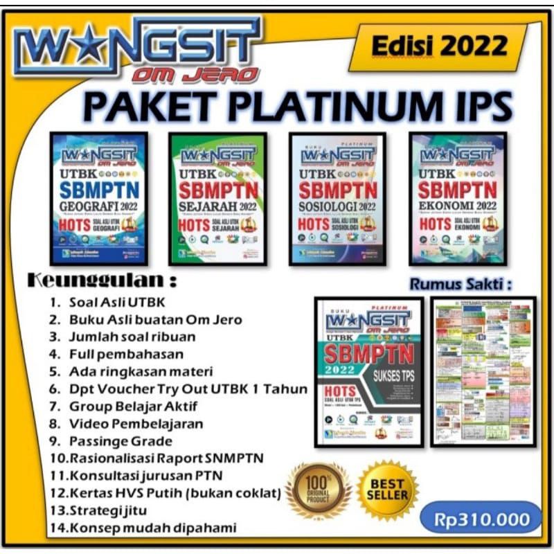 Jual Buku Wangsit UTBK 2022 IPS Ekonomi,Geografi,Sosiologi,Sejarah ...