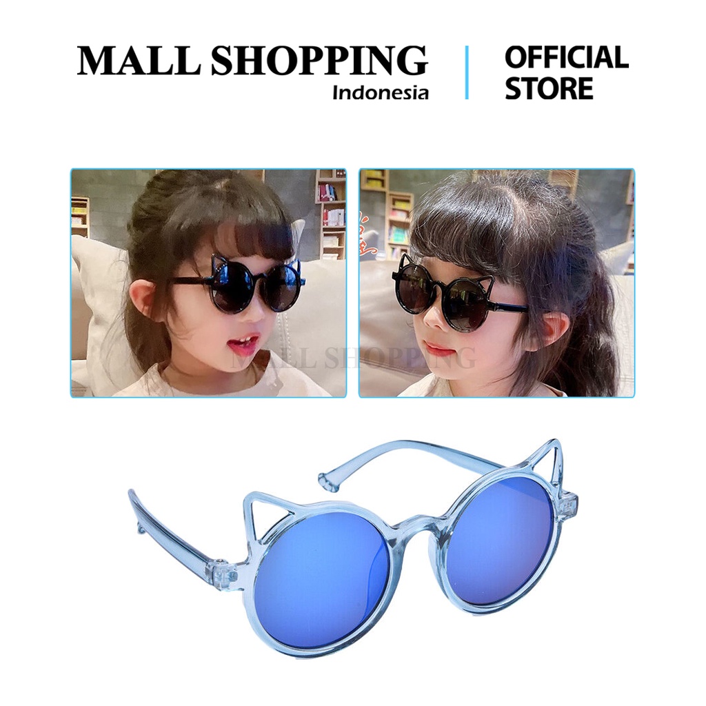 Jual (COD) Kacamata Anak Kacamata Hitam Kacamata Anti Ultraviolet UV400 MALL SHOPPING | Shopee ...