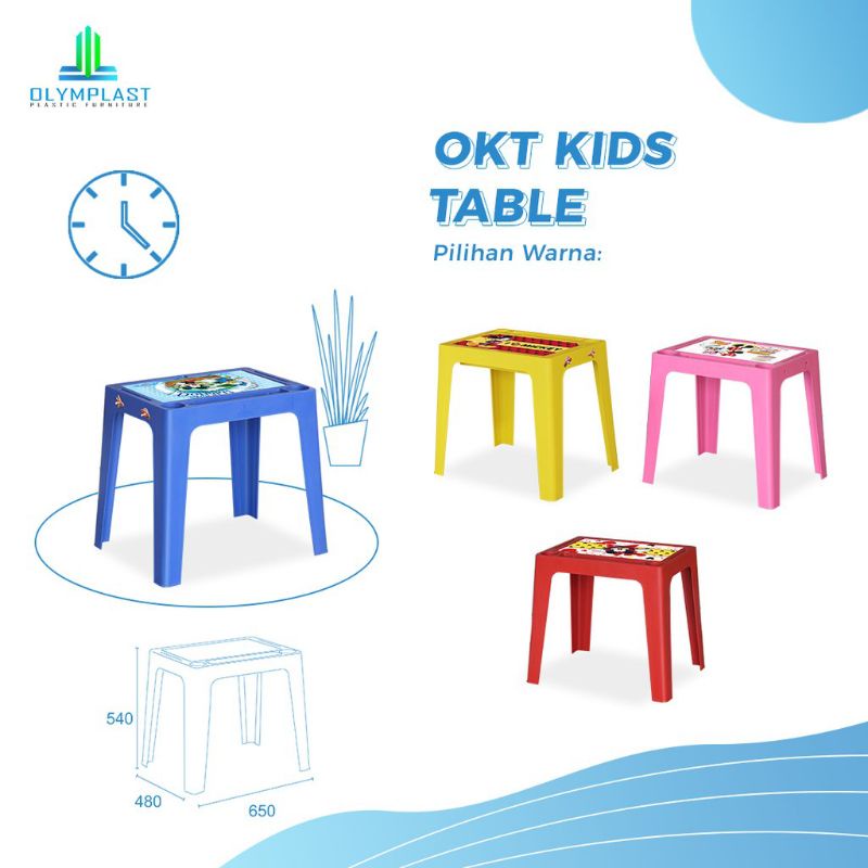 Jual Paket Kids Table / Meja Belajar / Meja Bermain Anak / Meja Anak ...