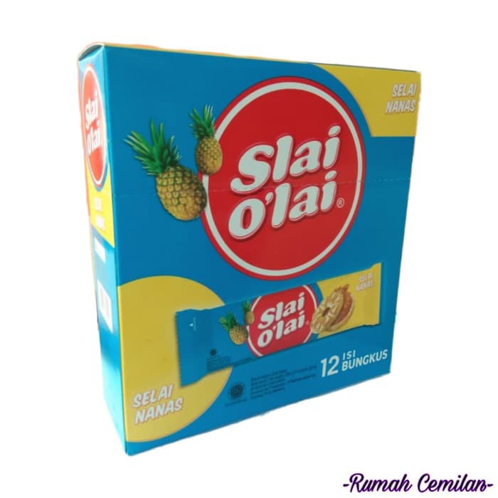 Jual BISKUIT SLAI OLAI NANAS (1 BOX ISI 12PCS @24GR) | Shopee Indonesia