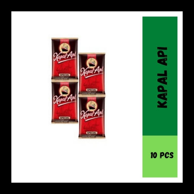 Jual 1 Renceng - Kapal Api Special Mini 6,5 gr Tanpa Gula isi 10 Pcs ...