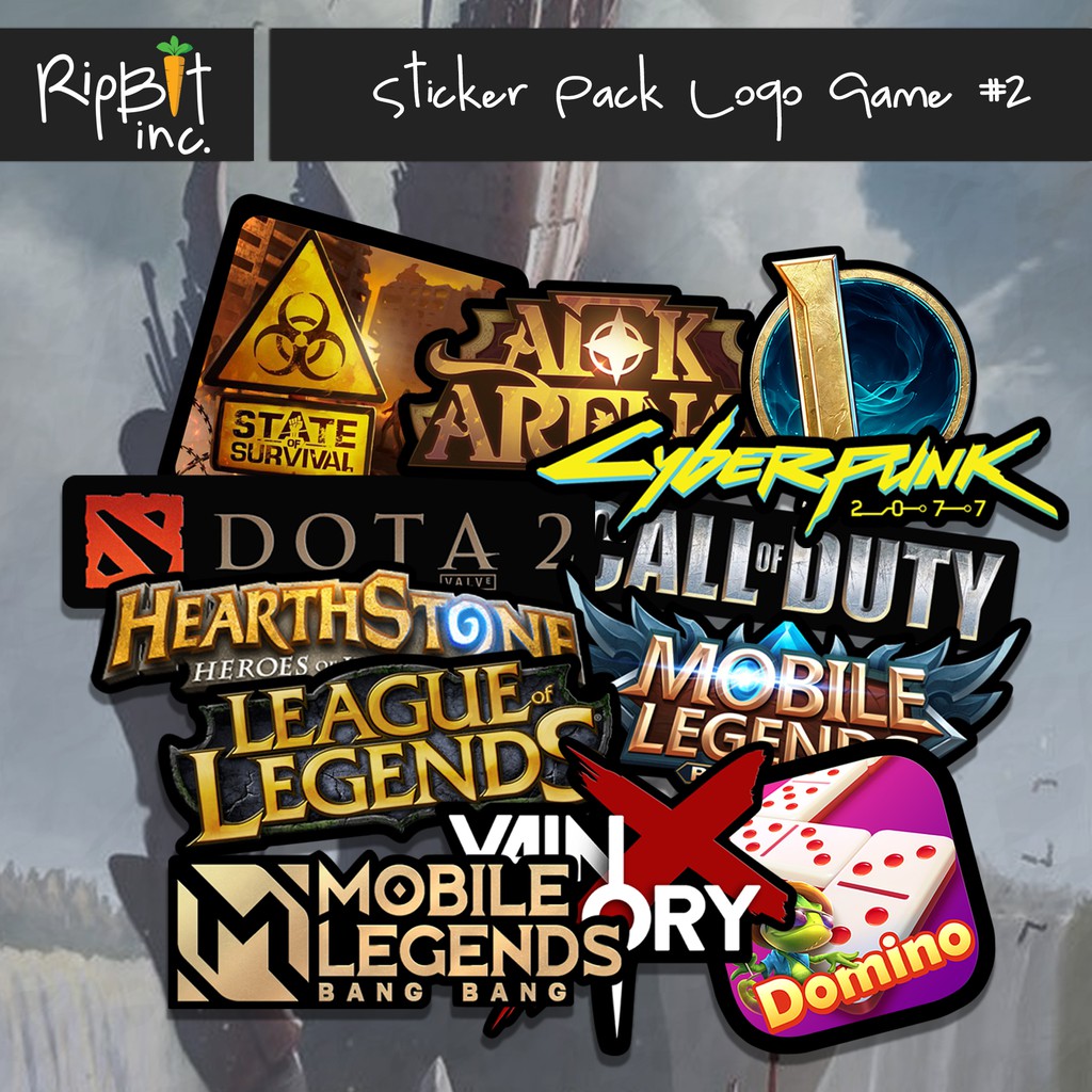 Jual Sticker Pack Logo Game #2 (Mobile/PC) | Shopee Indonesia