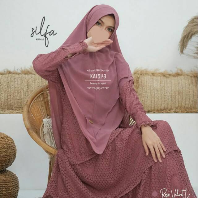 Jual SILFA KHIMAR KAISYA BABY DOLL KRISTAL SWAROVSKI DAN POLOS 2 LAYER ...