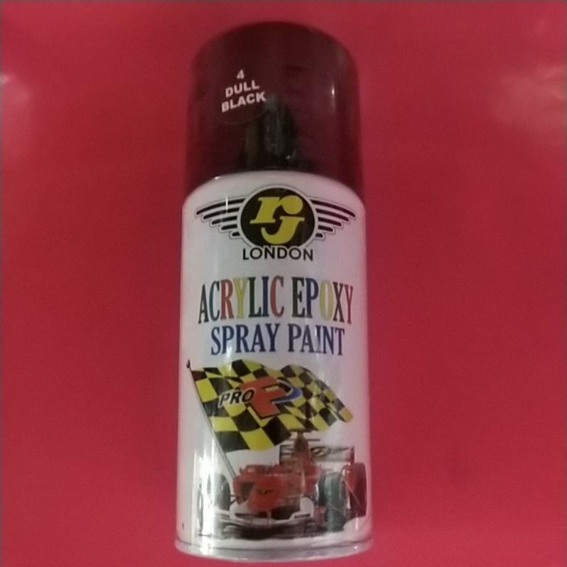 Jual cat semprot 300cc/spray paint /pilox /Dull black | Shopee Indonesia