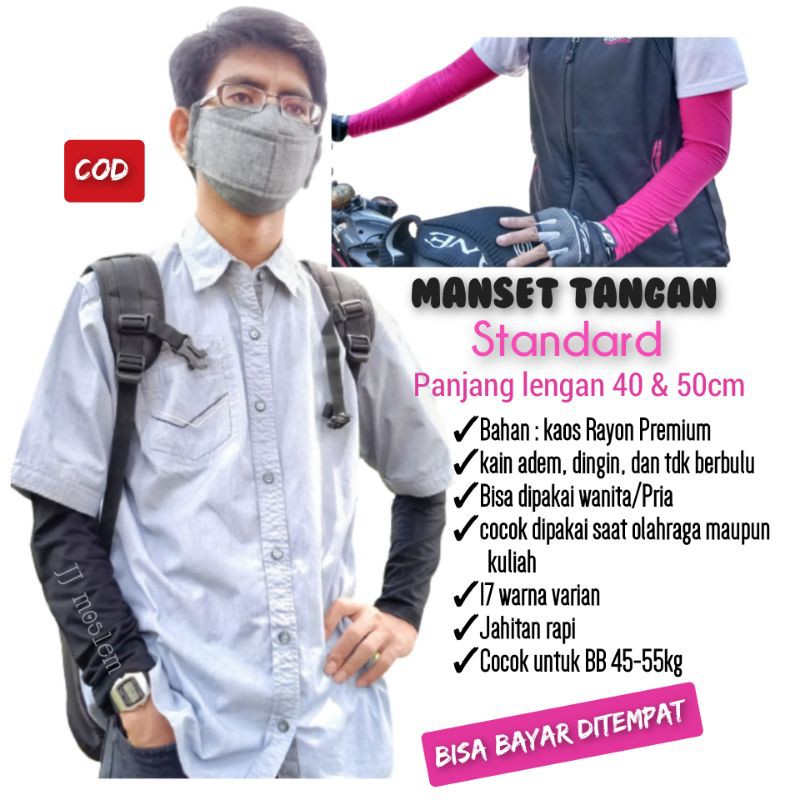 Jual Manset Tangan Olahraga Lengan Panjang Pria Dan Wanita Mangset Kaos ...