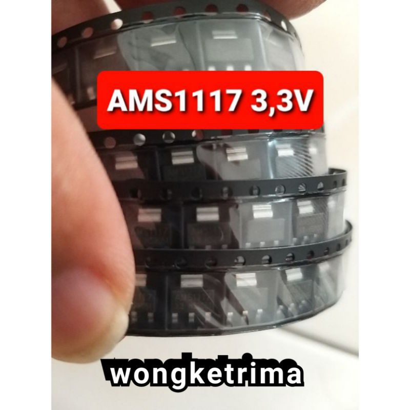 Jual IC ams117 ams 117 regulator 3,3v | Shopee Indonesia